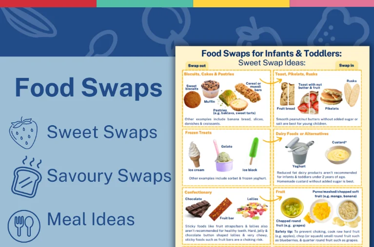 Food Swaps for Infants & Toddlers (Family Resource) - Tiny Bites